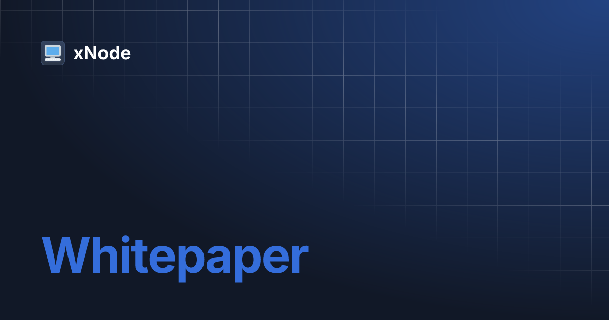 Whitepaper | xNode